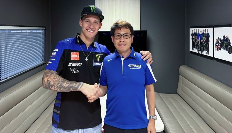 El piloto francés Quartararo renovó con Yamaha 2 temporadas más